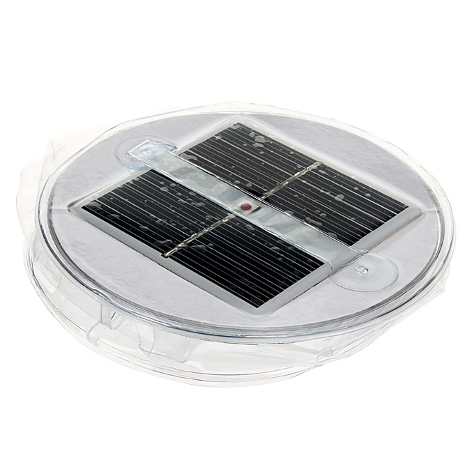 Portable Inflatable 10-LED RGB Light Solar Powered Folding Lantern