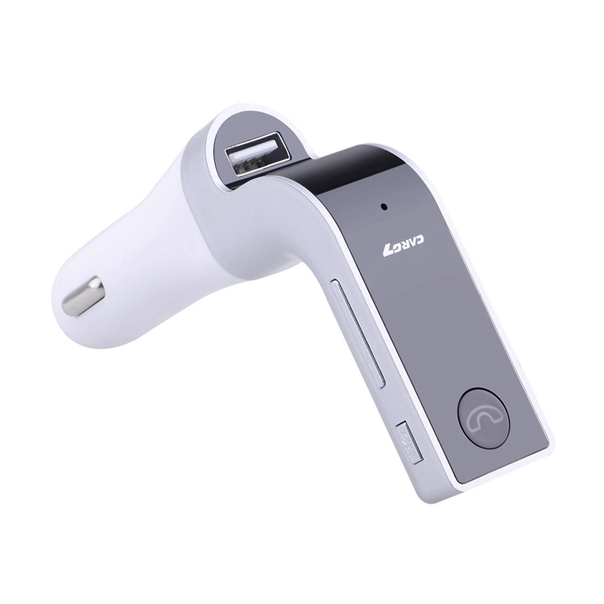 CARG7 USB Bluetooth V2.1+EDR Car Charger w/ Voltage Display TF