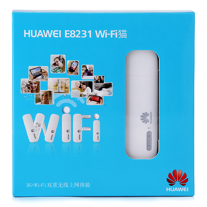 Huawei E8231 Unlocked Mobile WiFi HSPA 21Mbps 3G WiFi Modem Router