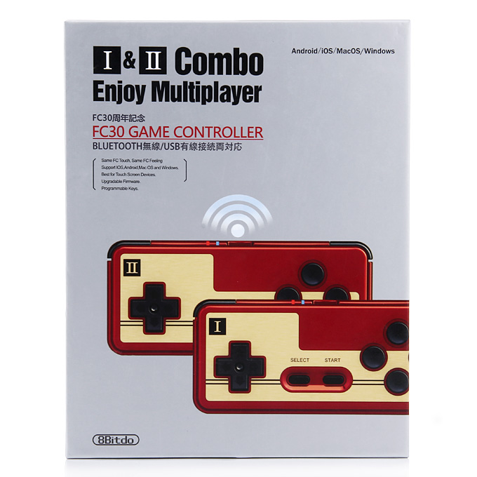 8BITDO FC30 Anniversary Wireless Game Controller Gamepad