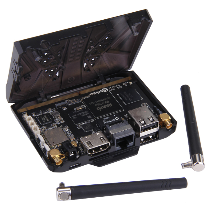 GeekBox Open Source Cross Android & Ubuntu Dual OS 4K RK3368 TV BOX