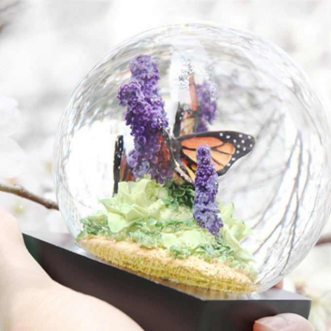 Creative Butterfly Crystal Ball Snow Globe