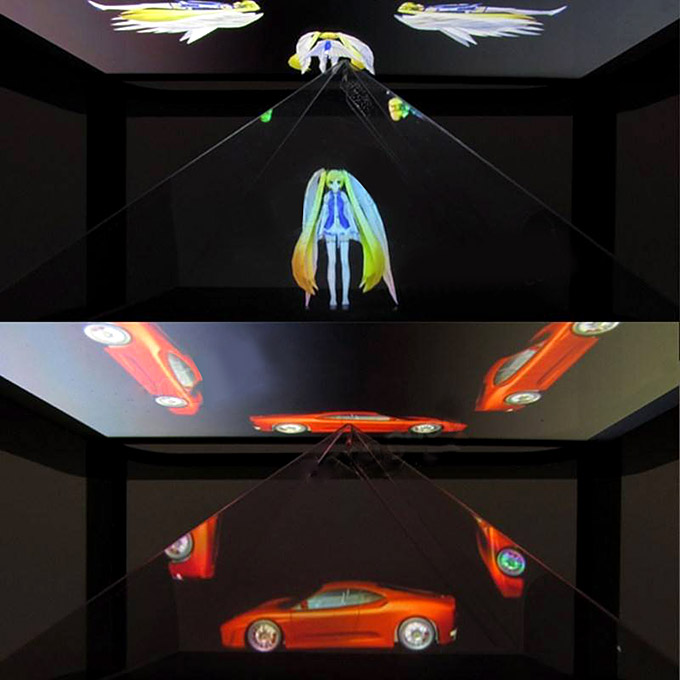 DIY 3D Holographic Projection Pyramid Projector for Smartphone