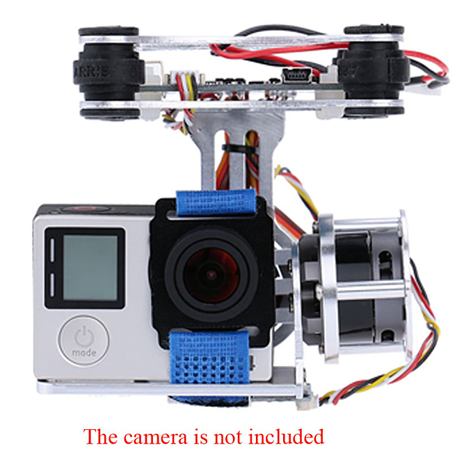 GoolRC 2D Light Weight Silver Brushless Motor Gimbal for DJI Phantom 1