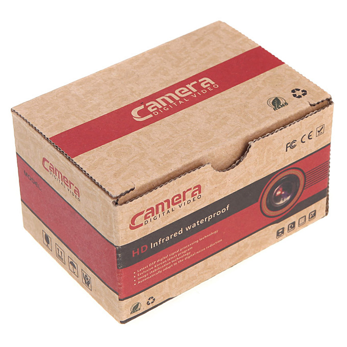 Mini HD 700TVL 1/3" CMOS 2.1mm Wide Angle Lens Camera