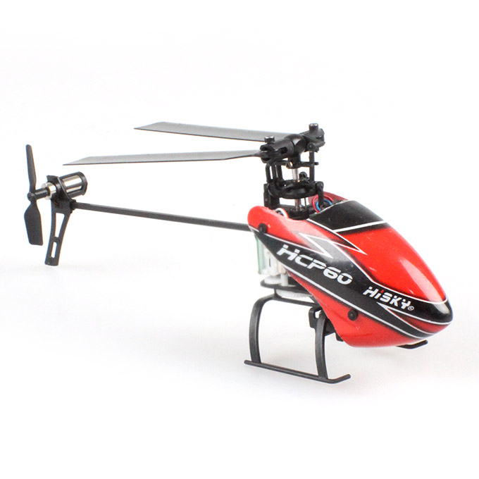 Hisky HCP60 6CH Mini RC Helicopter Flybarless 2.4G 6 Axis Gyro