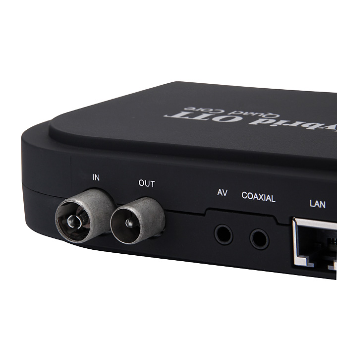 Hybrid OTT DVB-T2 KODI Amlogic S805 1G/8G 802.11 b/g /n LAN TV BOX