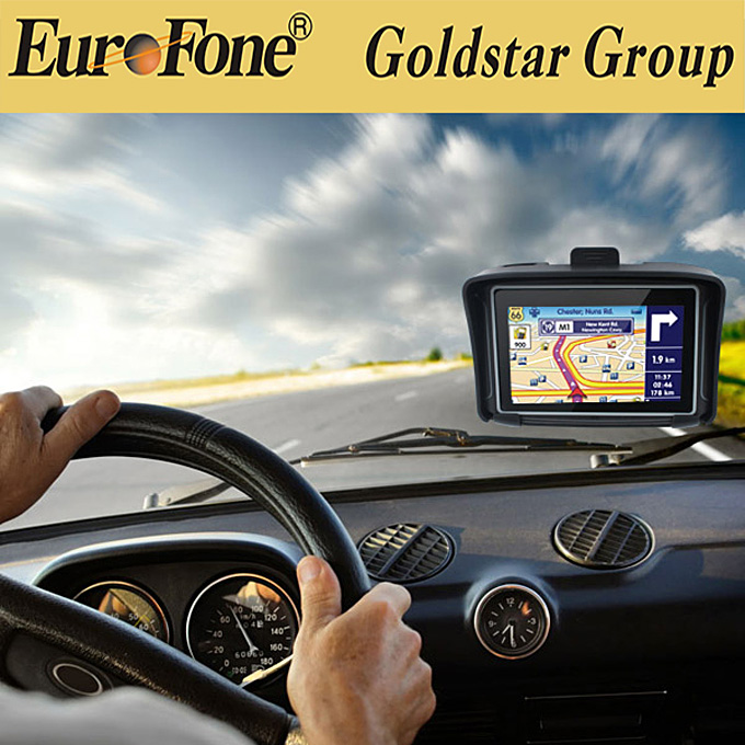 4.3" Touchscreen Waterproof Motorcycle GPS Navigation