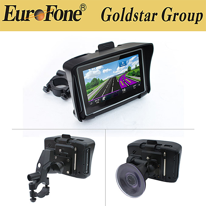4.3" Touchscreen Waterproof Motorcycle GPS Navigation