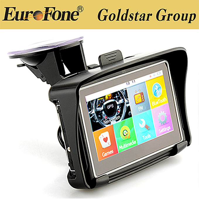 4.3" Touchscreen Waterproof Motorcycle GPS Navigation