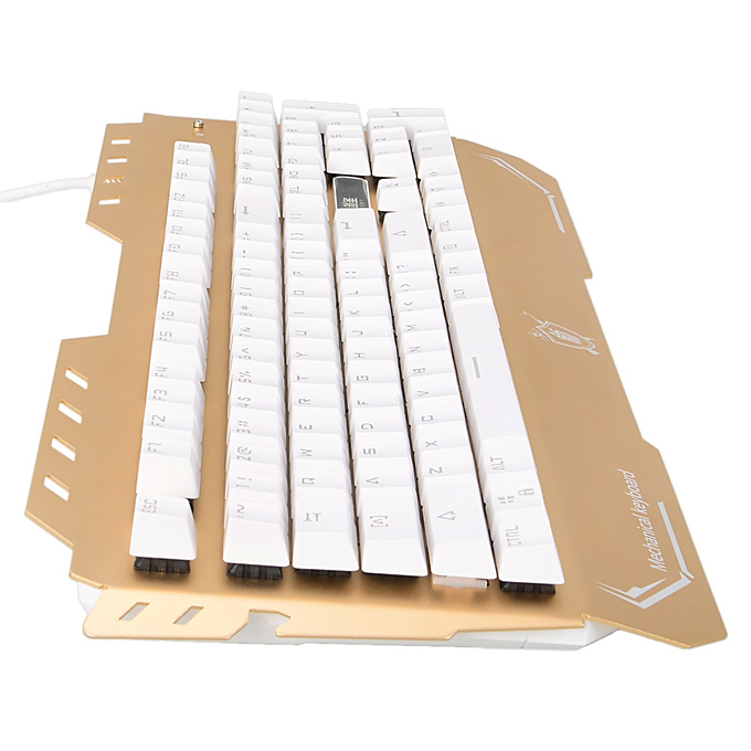 Jianshengyizu Mechanical Gaming Keyboard USB Wired Suspension 104 Keys ...