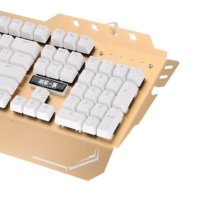 Jianshengyizu Mechanical Gaming Keyboard USB Wired Suspension 104 Keys ...