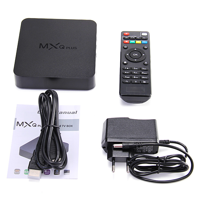 MXQ PLUS Amlogic S905 4K TV Box Android 5.1.1 1G/8G WIFI LAN