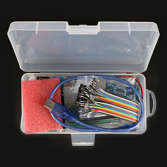 ESP8266 ESP-12E UNO Wi-Fi BreadBoard Kit with Sensors / LCD Display