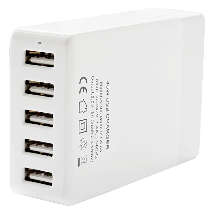 Measy A405 40W / 8A 5 USB Ports Smart Charger