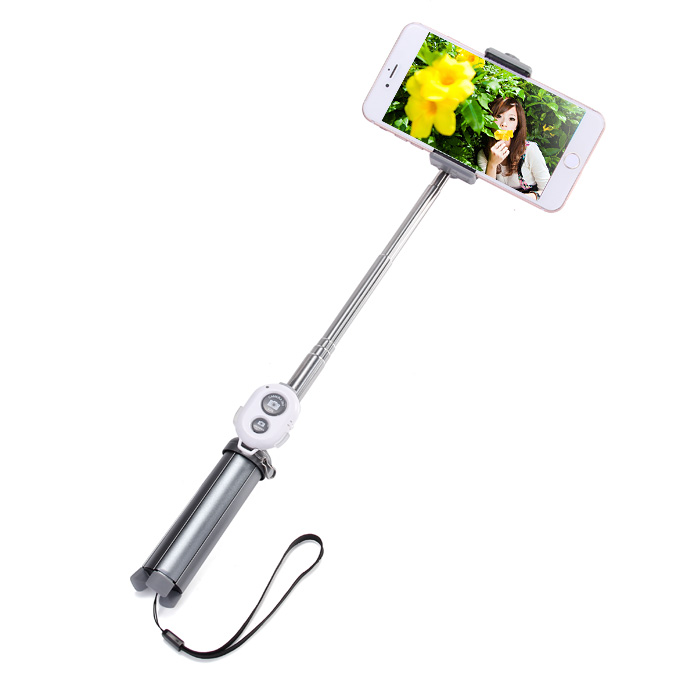Mobile Phone Bluetooth Selfie Stick Self Timer Monopod Self-Pole