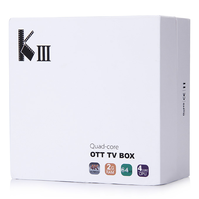 KIII Amlogic S905 TV BOX 2G/16G AC WIFI Gigabit LAN KODI Bluetooth 4.0
