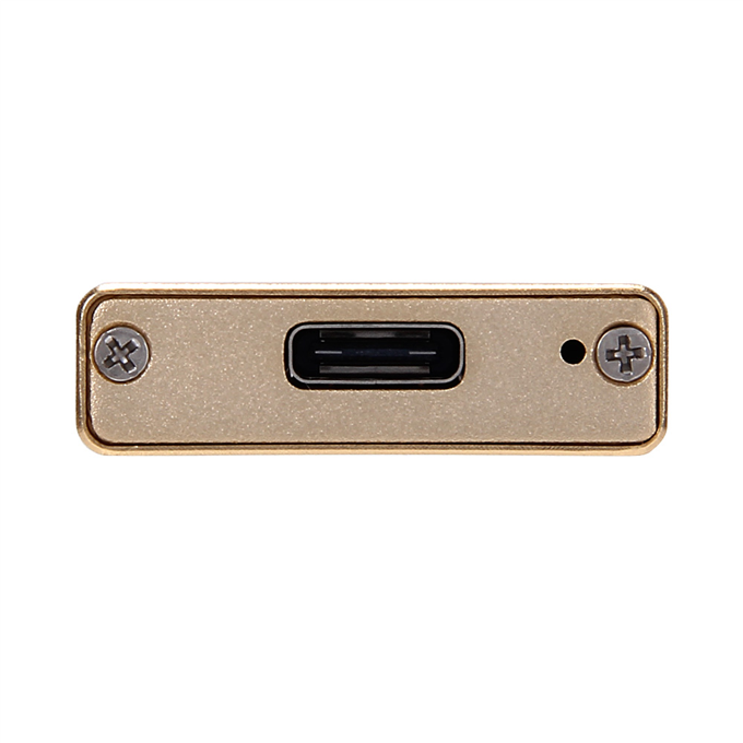 USB3.1 Type-C ENCLOSURE M.2 SSD HDD Enclosure - Golden