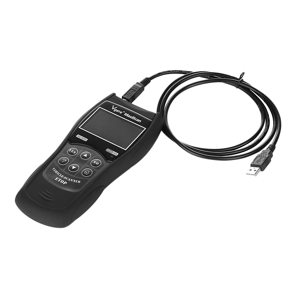 Vgate VS-890 Maxiscan OBD-II + EOBD Code Reader Scanner - Black