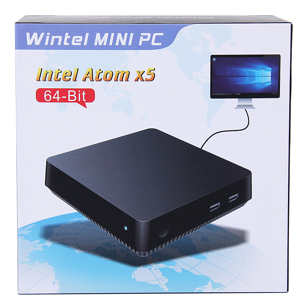 NEXBOX T11 Intel Cherry Trail Z8300 Windows 10 Mini PC 4K*2K with SATA