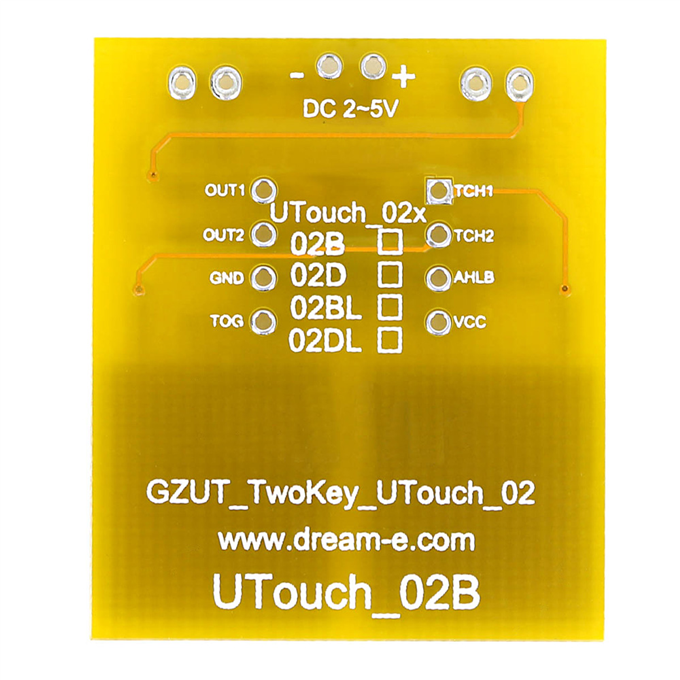 2-Channel Digital Capacitive Touch Sensor Switch Module