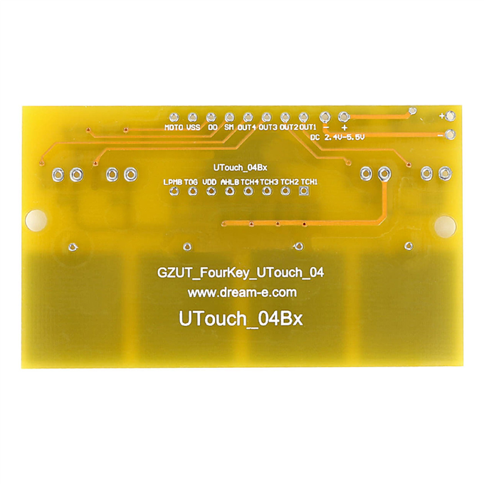 4-Channel Digital Capacitive Touch Sensor Switch Module