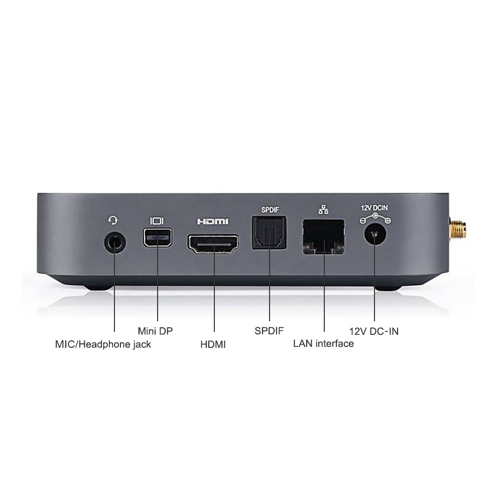 MINIX NGC-1 Celeron N3150 Windows 10 Home 64bit 4K MINI PC