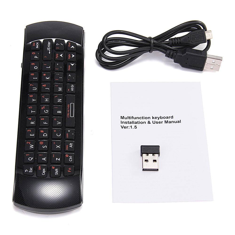 RII K25 2.4Ghz Wireless Air Mouse Keyboard & IR Remote Control