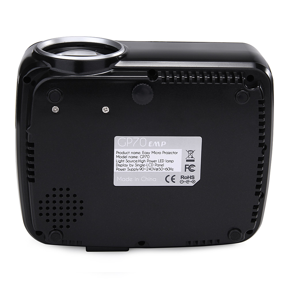 GP70 Mini LCD 1200LM LED Theater Home Projector HDMI 1080P FHD
