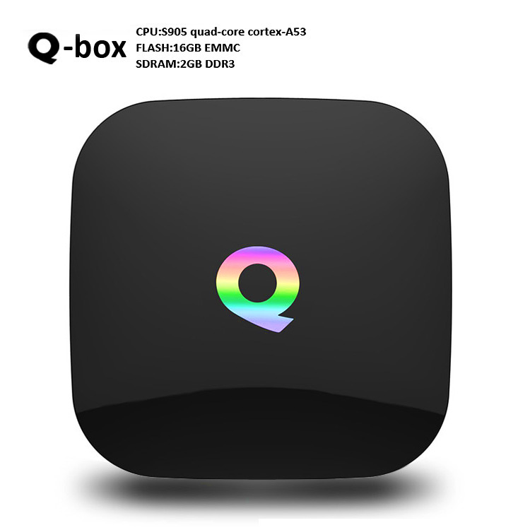 Q-BOX 4K KODI Preinstalled Amlogic S905 TV Box Android 5.1 2G/16G