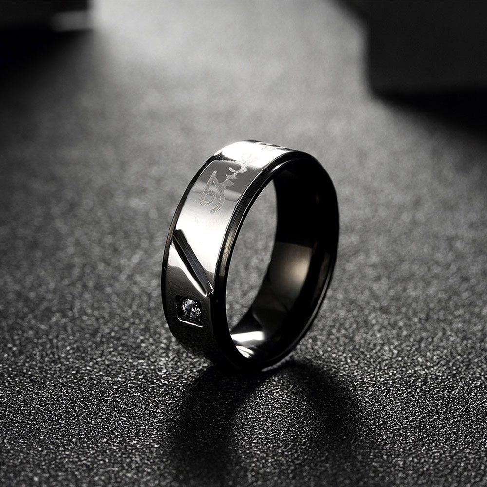 TGR100-A-10 Stainless Steel Male Ring - Size 10