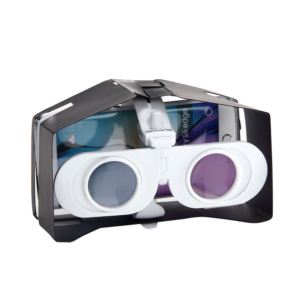 Foldable Immersive 3D VR Virtual Reality Headset