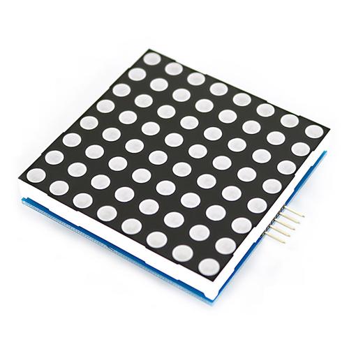 8x8 Cascadable Red Led Matrix F5 Display Module With Spi Interface