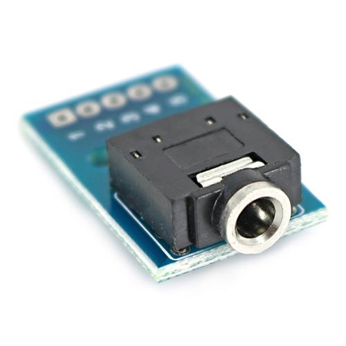 3.5mm Audio Jack to DIP Adapter Board Breadboard