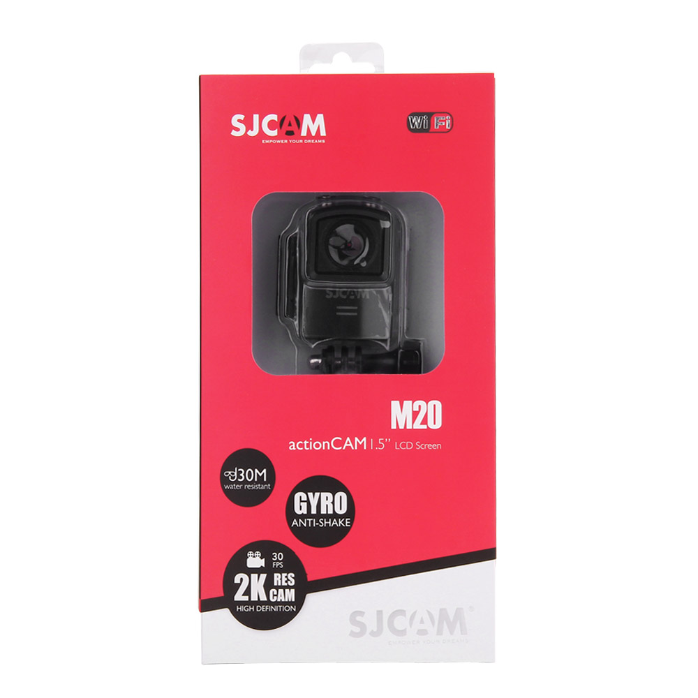 SJCAM M20 WiFi Action Camera 16MP Sensore Sony IMX206 nero