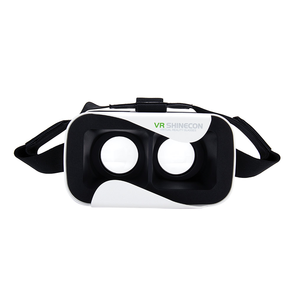 VR SHINECON FOV90 IPD Adjustable 3D VR Virtual Reality Headset White