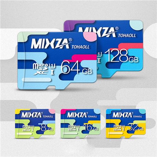 MIXZA Class10 SDHC Micro SD Memory Card Color Series-32GB