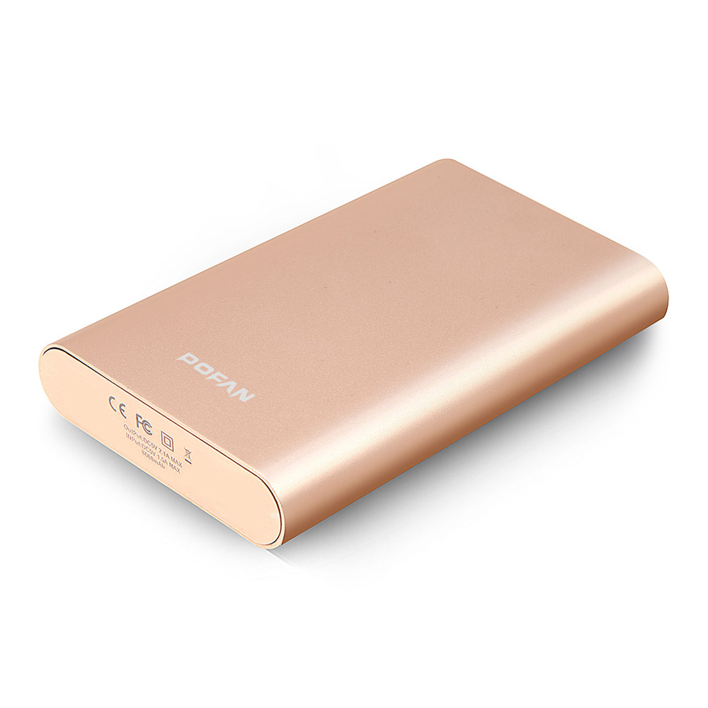 PF01 QC2.0 10000mAh Power Bank Built-in 32GB Hard Disk-Gold