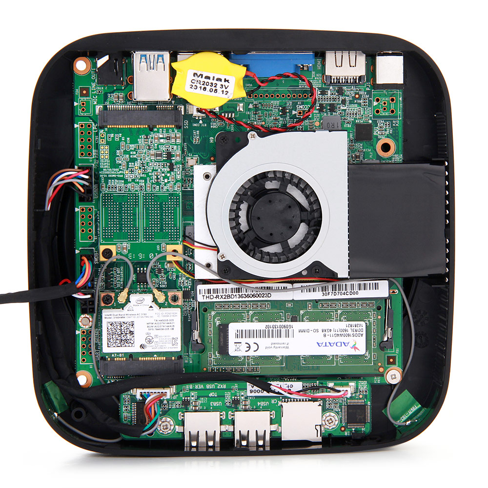 VORKE V1 Intel Braswell Celeron J3160 4G RAM 64G SSD Windows10 MINI PC
