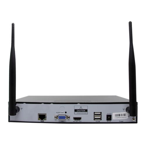 IPC-W4720 NVR WiFi Wireless IP Camera Suite - Black