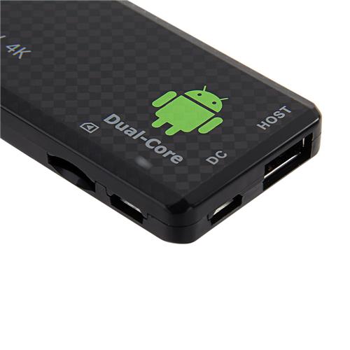 MK809V-4K Android RK3229 TV Dongle + Rii i8+ Hebrew Keyboard Black