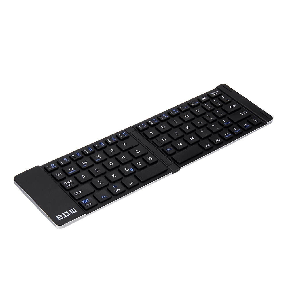 BOW Foldable Wireless Bluetooth Keyboard Black
