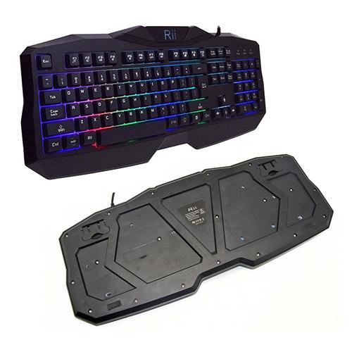 Rii RK400 Gaming Keyboard Mouse Suit - Black