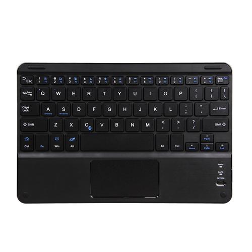 B.O.W Ultra-thin Touch Panel Bluetooth Keyboard Black