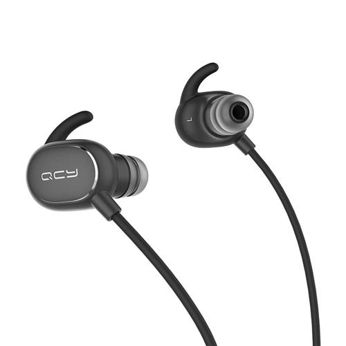 QCY QY19 Bluetooth 4.1 Sport Earphones with Mic - Black