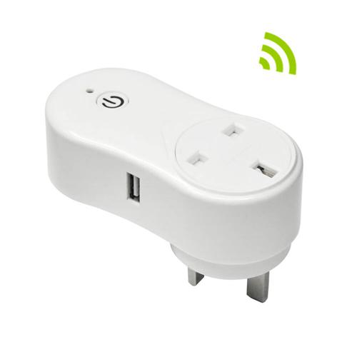 SIM1010-SP-UK Battery-free Wireless Switch Smart Socket - UK Plug