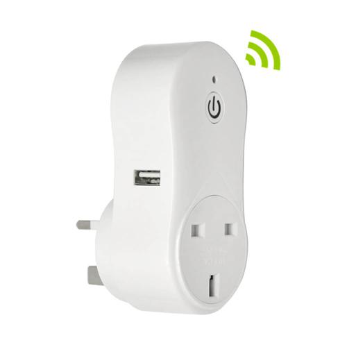 SIM1010-SP-UK Battery-free Wireless Switch Smart Socket - UK Plug