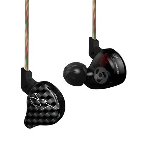 KZ-ZST Wired In-ear Headset with MIC - Black
