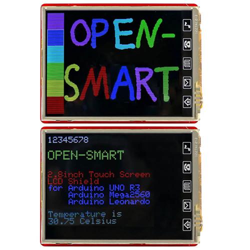 2.8 inch TFT LCD Touch Screen LCD Shield Kit with TF Card for Arduino
