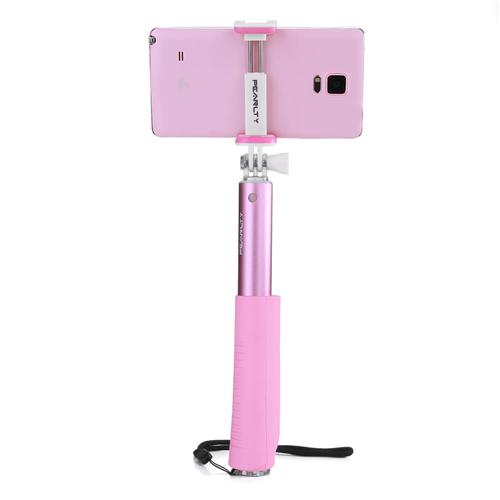 Pearlty Folding Plus 90cm Intergrated Selfie Stick - Pink